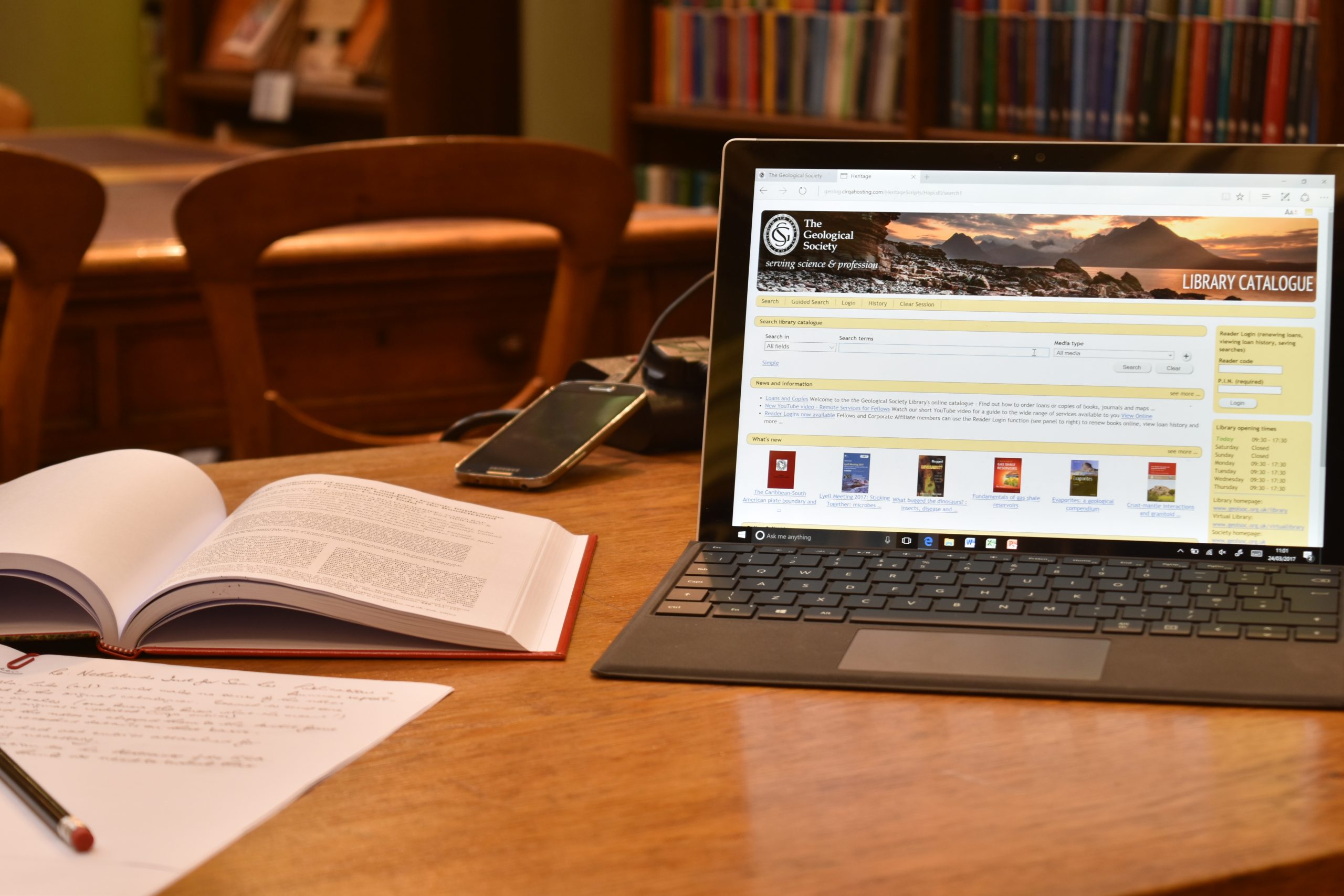 Library E-resource expansion - GEOSCIENTIST