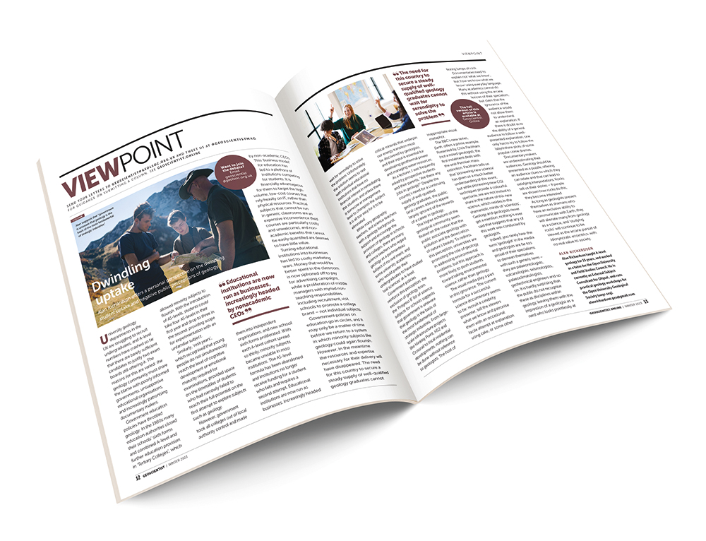 Broaden the entry funnel - GEOSCIENTIST