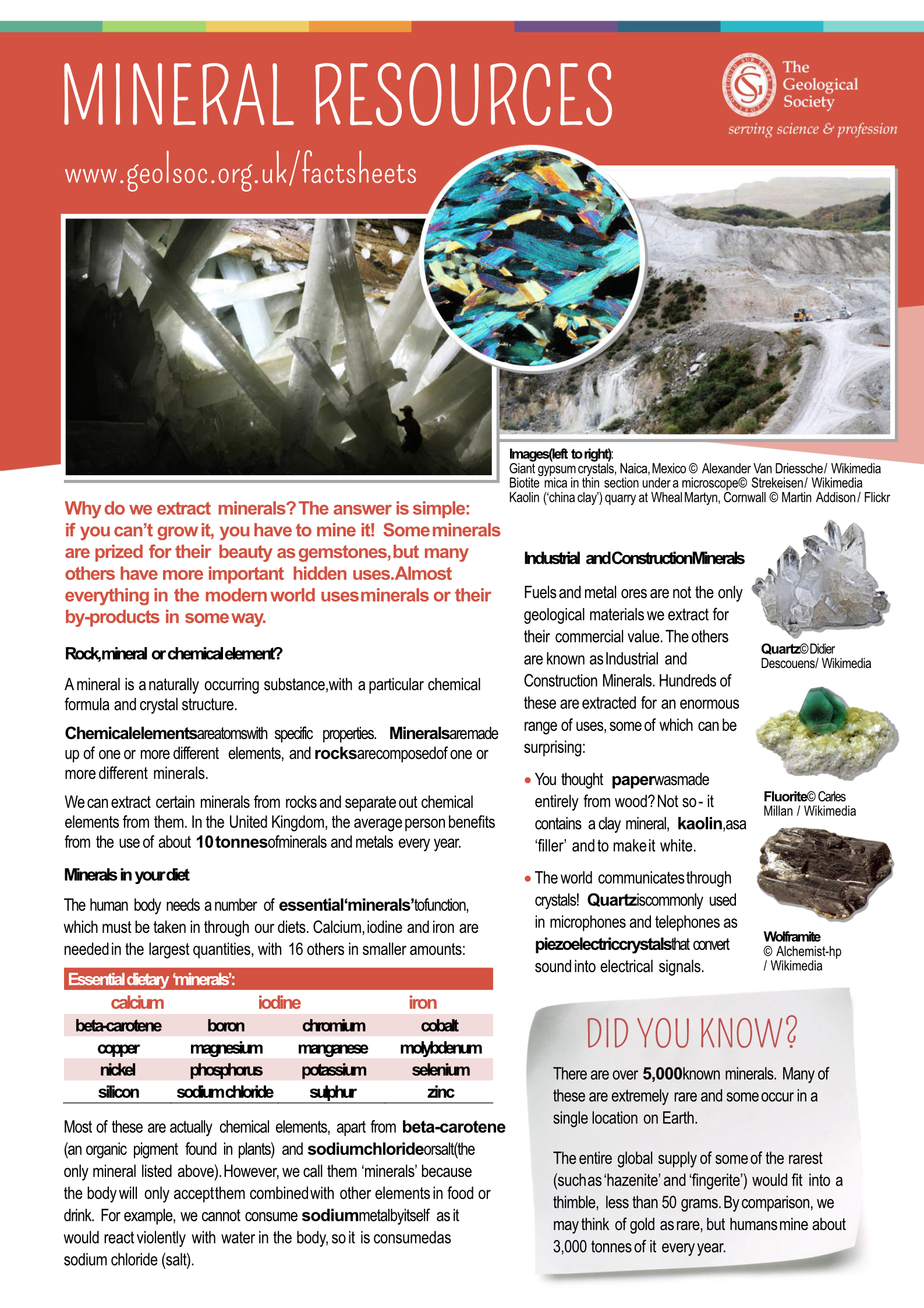 Educational Resources - GEOSCIENTIST